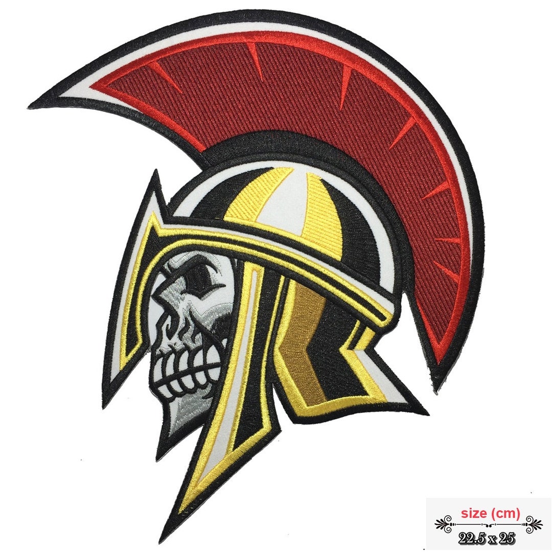 Blade Warrior Mohawk Skull Giant Large Back Patch XL - Etsy