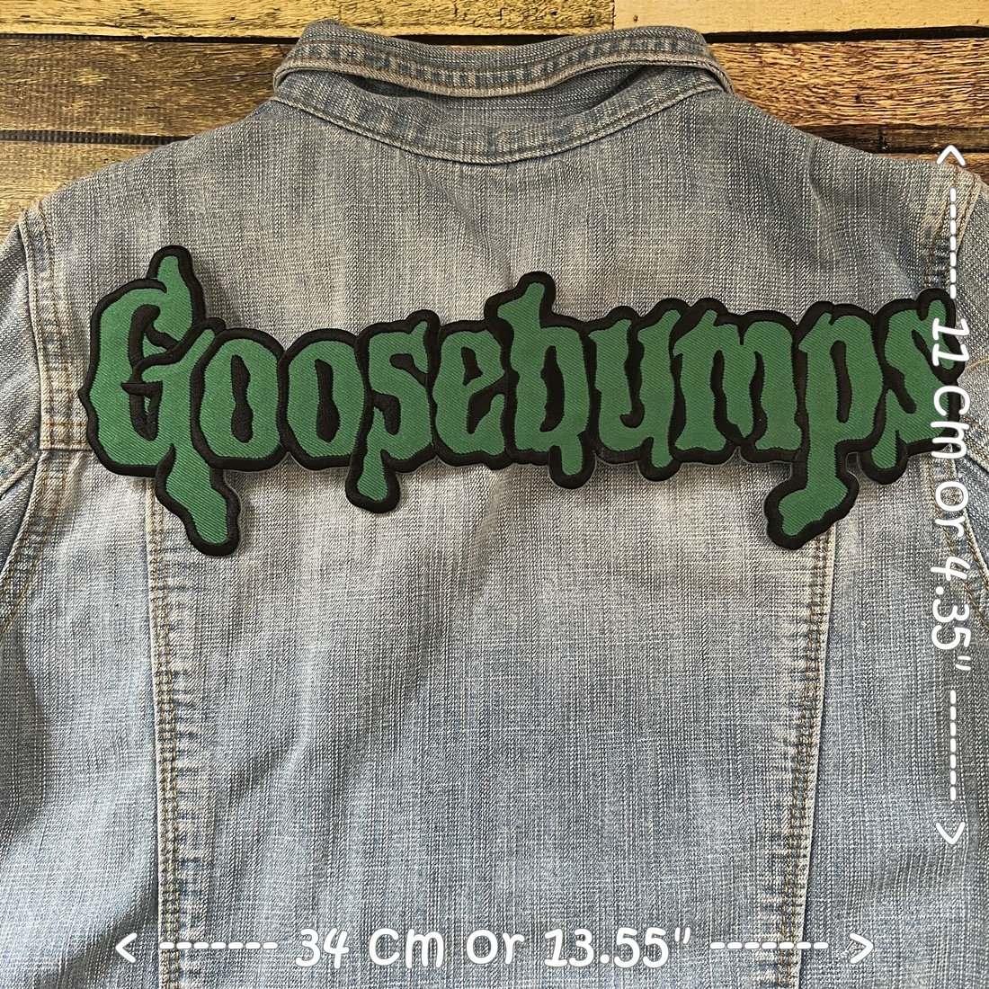 Goosebumps Back From Hell 70s Horror Movie Grunge Style Iron on DIY ...
