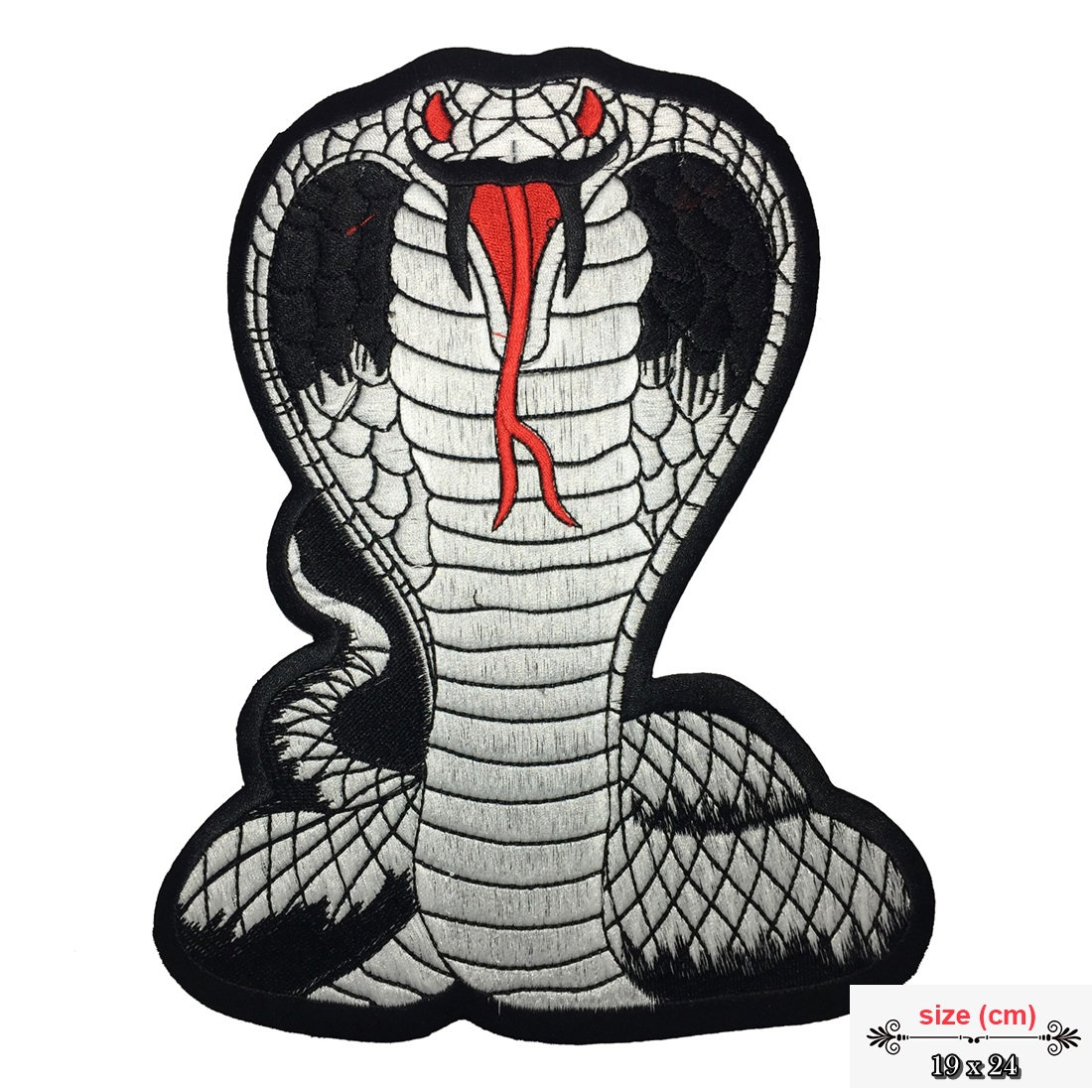 Cobra Snake Large Giant Back Patch XL - Etsy