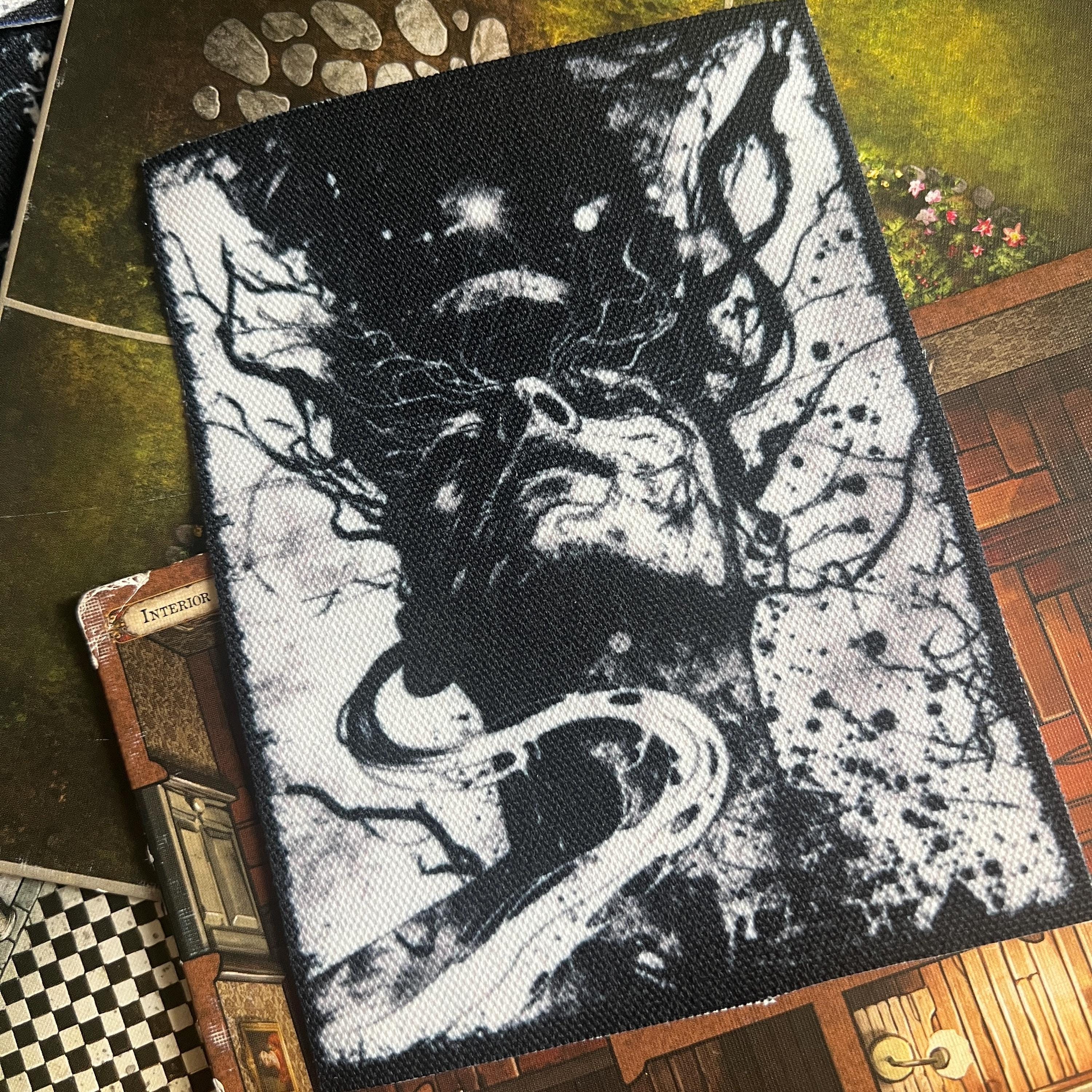 Horror Death Occult Scream Crust Punk Grunge Style Iron on DIY Printed ...