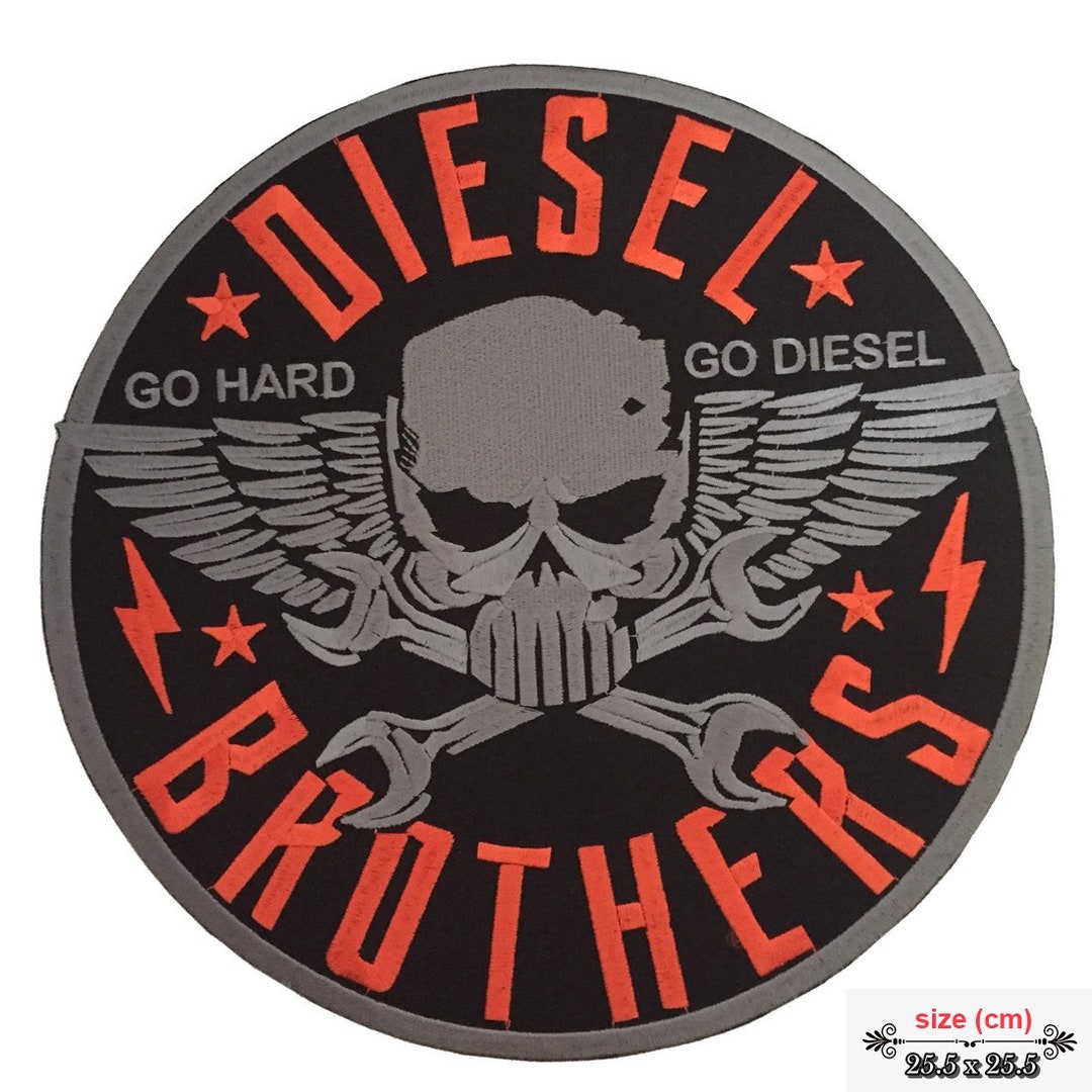 Diesel Brothers Skull Wing Giant Back Patch XL - Etsy
