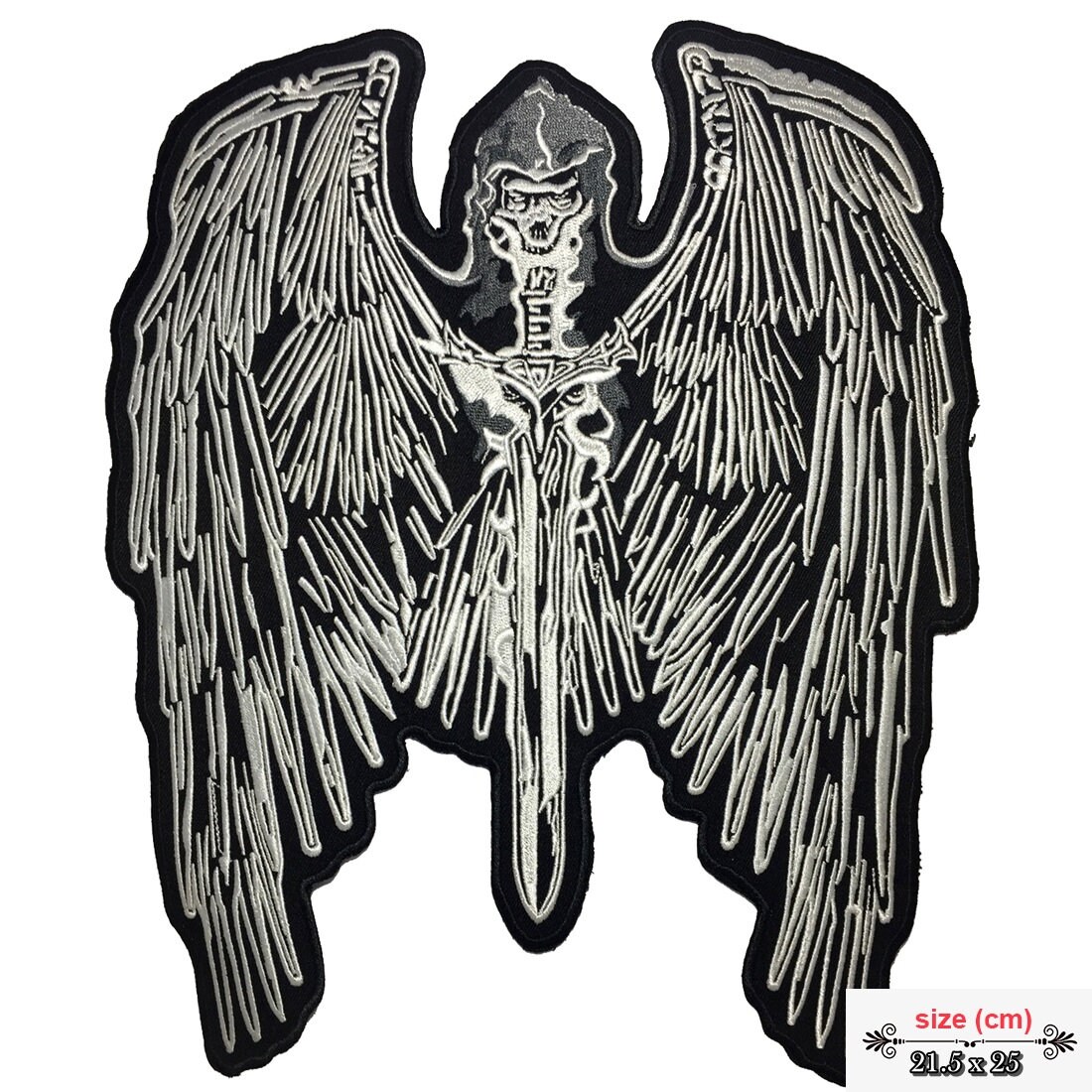 Satanic Devil Grim Crow Large Giant Back Patch XL - Etsy