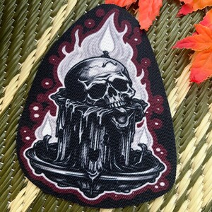 Skull Horror Grindcore Crust Punk Grunge Style Iron on DIY Printed ...