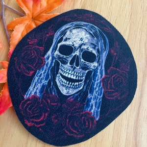 Skull Horror Grindcore Crust Punk Grunge Style Iron on DIY Printed ...