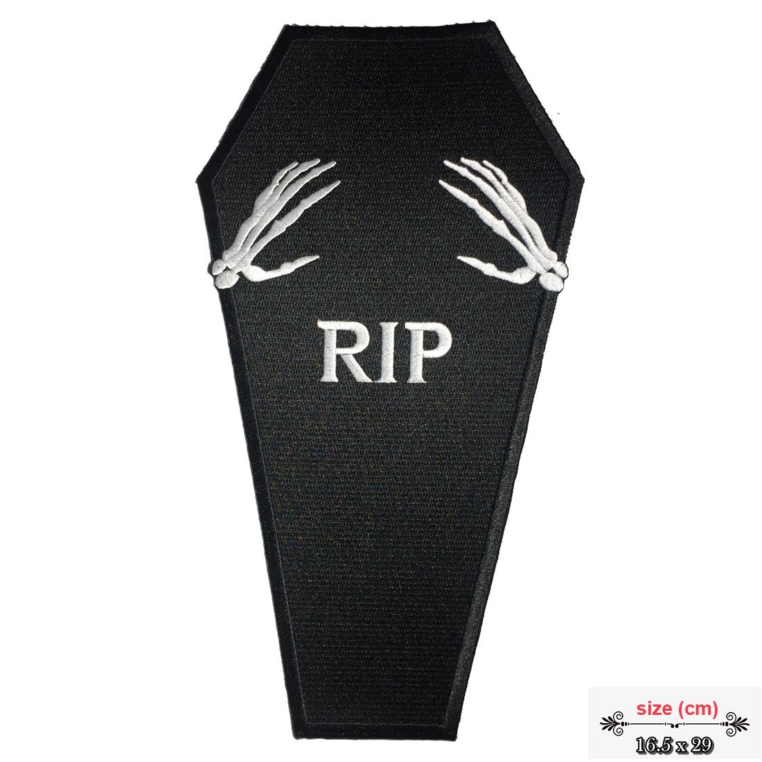 RIP Rest in Peace Coffin Death Giant Big Back Patch | Etsy