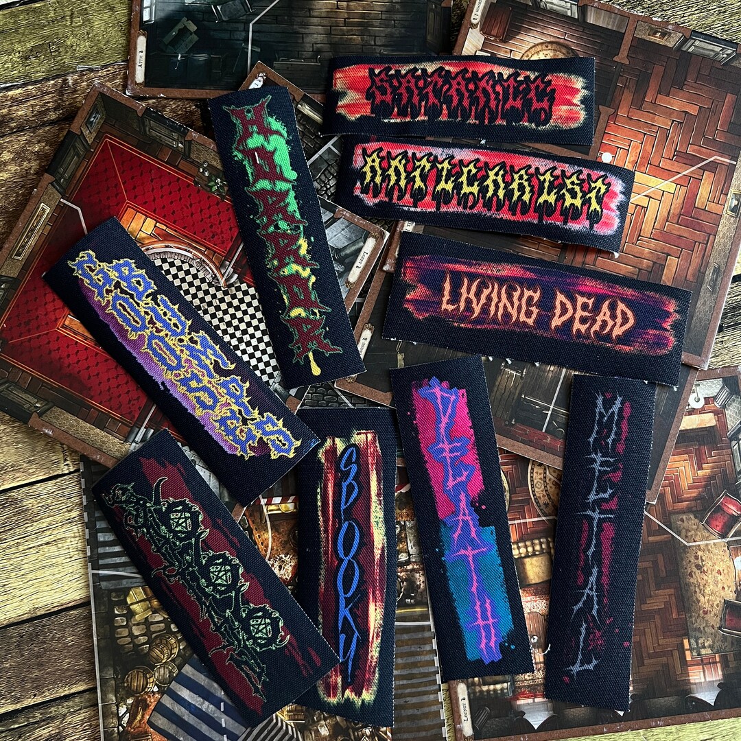 Satan Death Horror Grindcore Crust Punk Grunge Style Iron on DIY ...