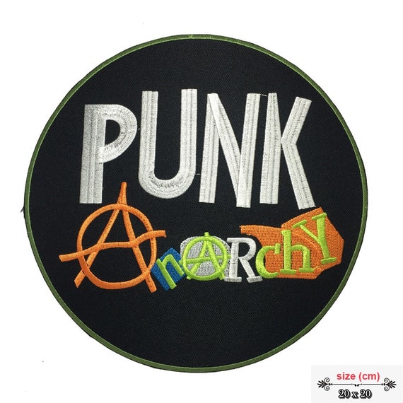 Punk Anarchy Giant Large Back Patch XL - Etsy