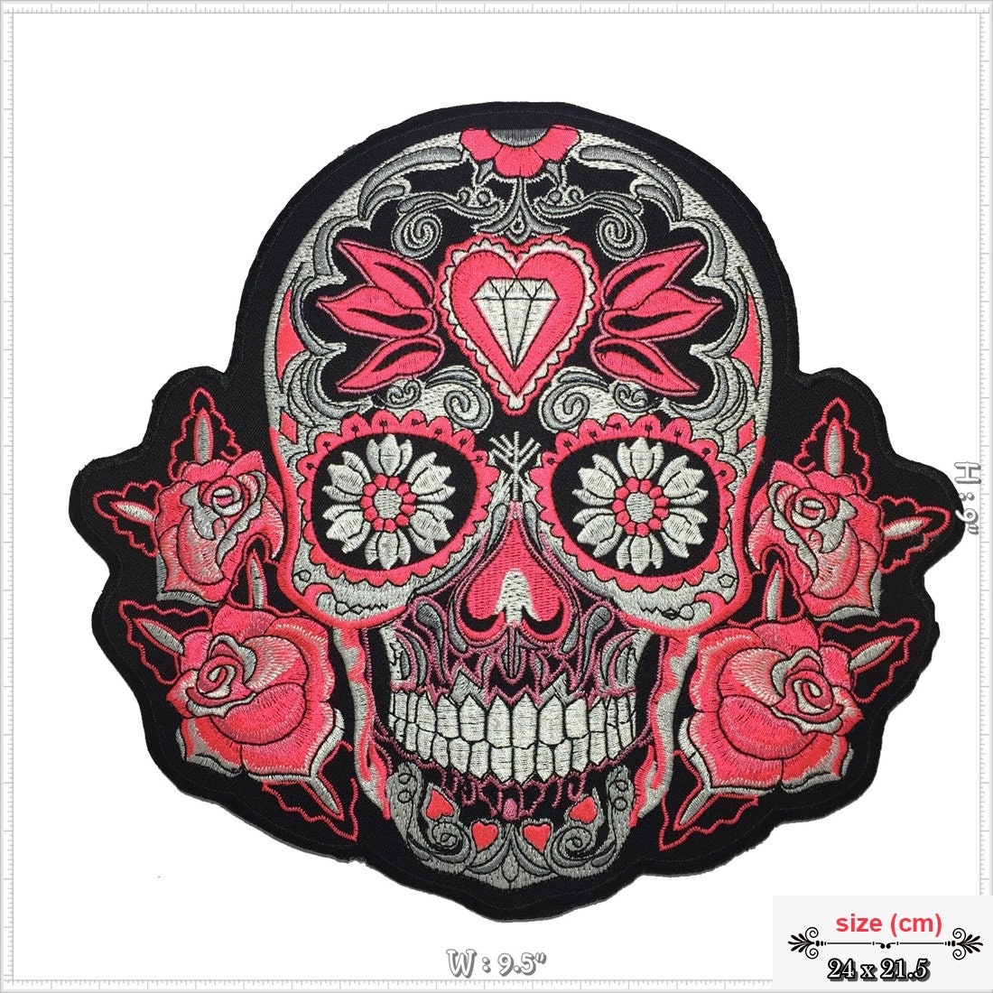 Sugar Skull Designs With Diamonds