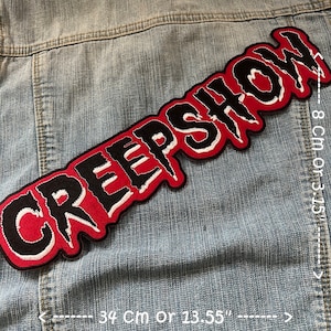 Creepshow Creepy Cutie 70s Horror Movie Grunge Style Iron on DIY Patch ...