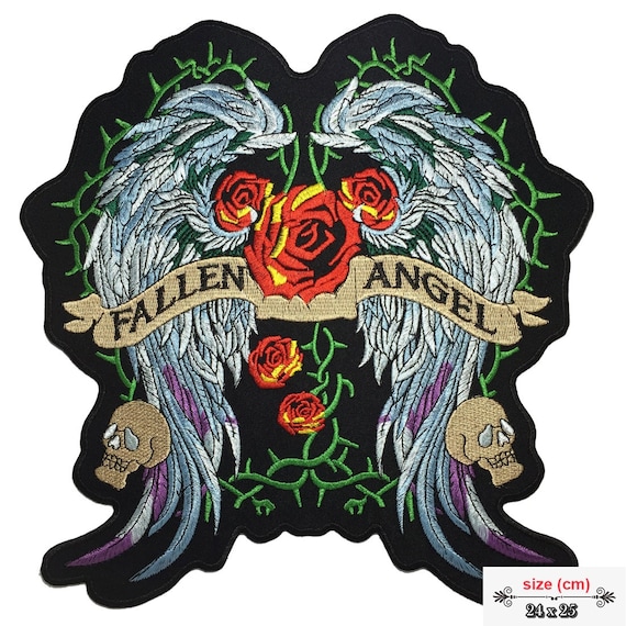 Fallen Angel Wing Rider Giant Largelarge Back Patch XL - Etsy