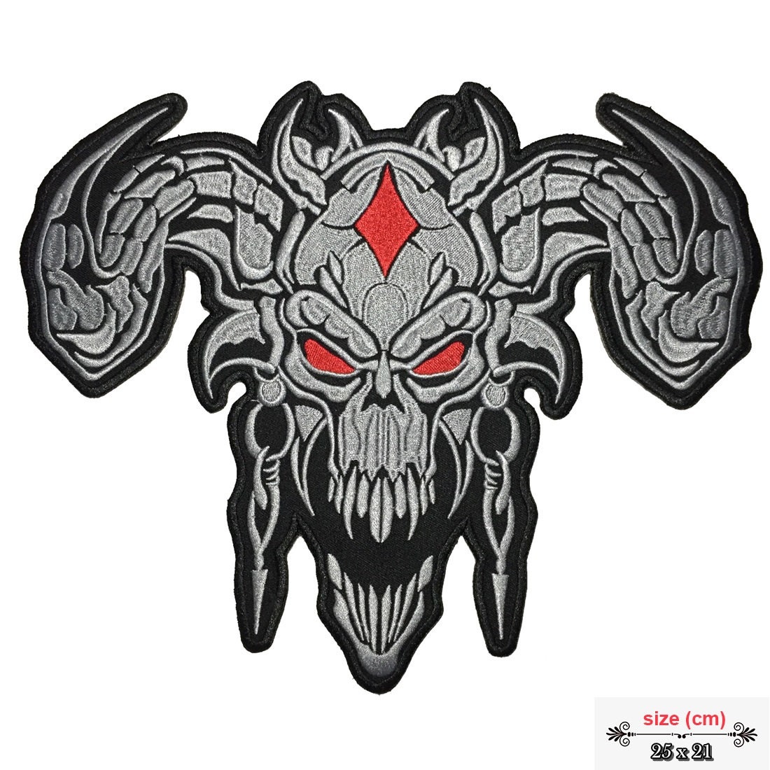 Demonic Red Eyes Evil Large Back Patch XL - Etsy