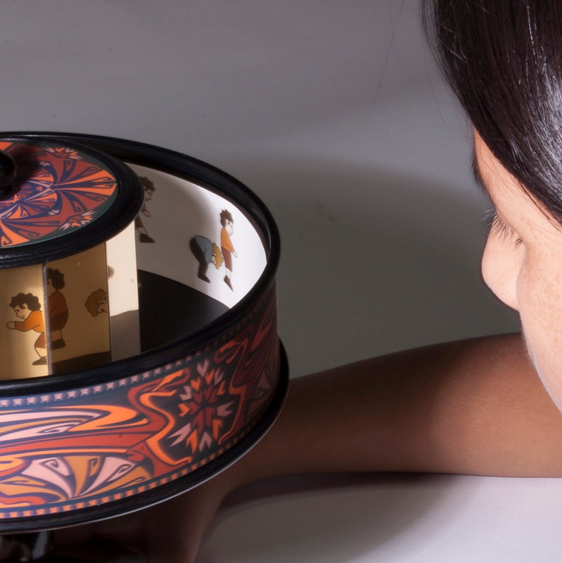 PRAXINOSCOPIO. ¡Un juguete antiguo que da la ilusión de movimiento ...