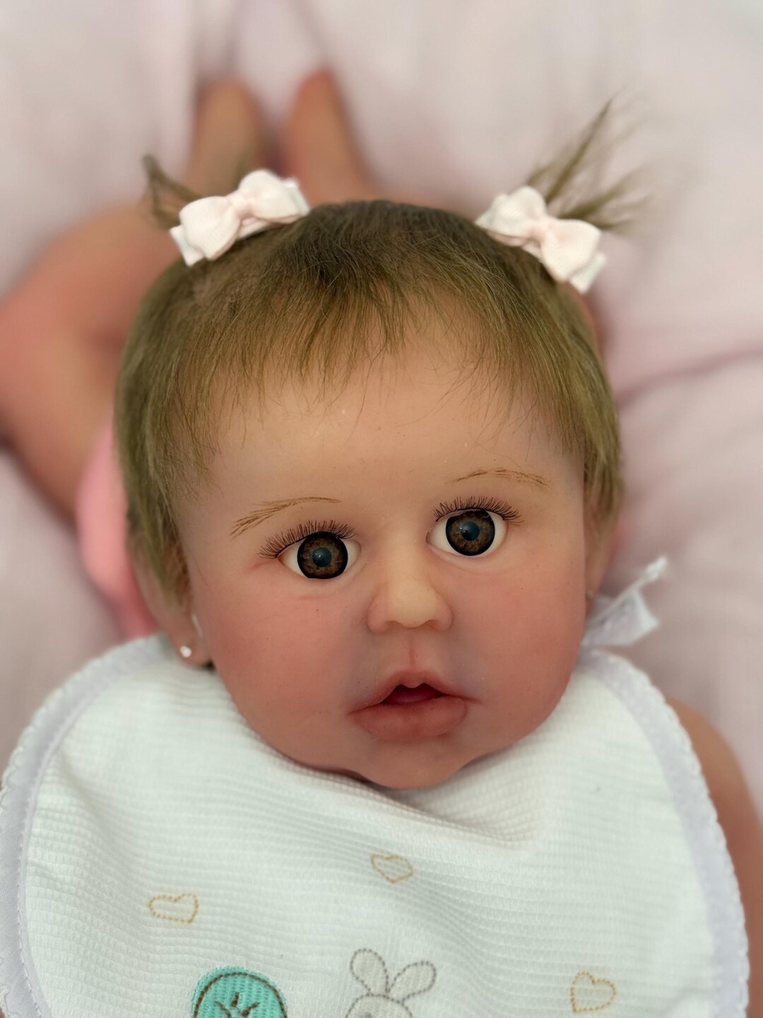 Full Body Silicone Reborn Baby Doll – Hyper Realistic, Hand-rooted Hair ...