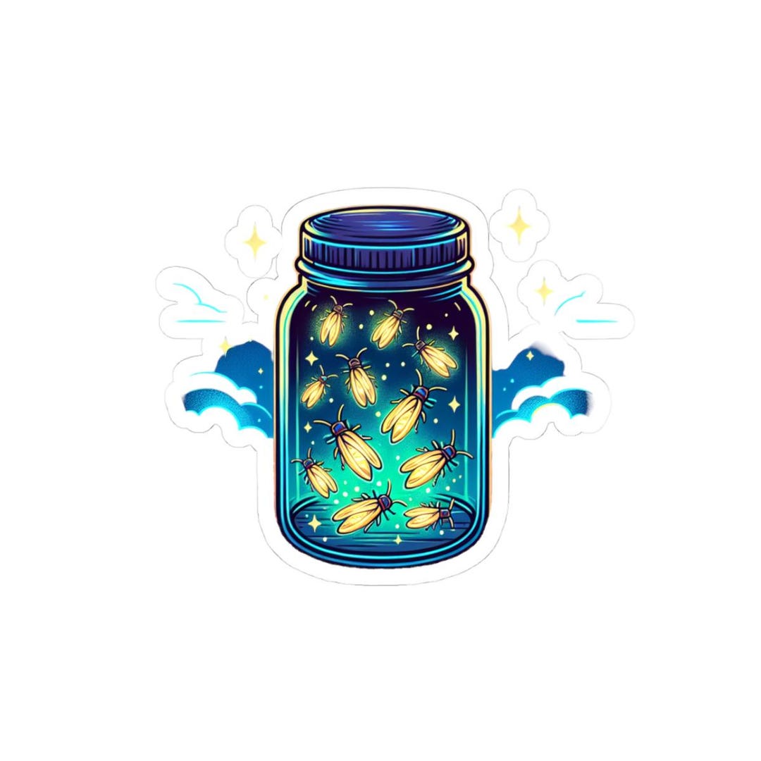 Firefly Night -cute Stickers, Nature Theme Durable Decals, Outdoor ...