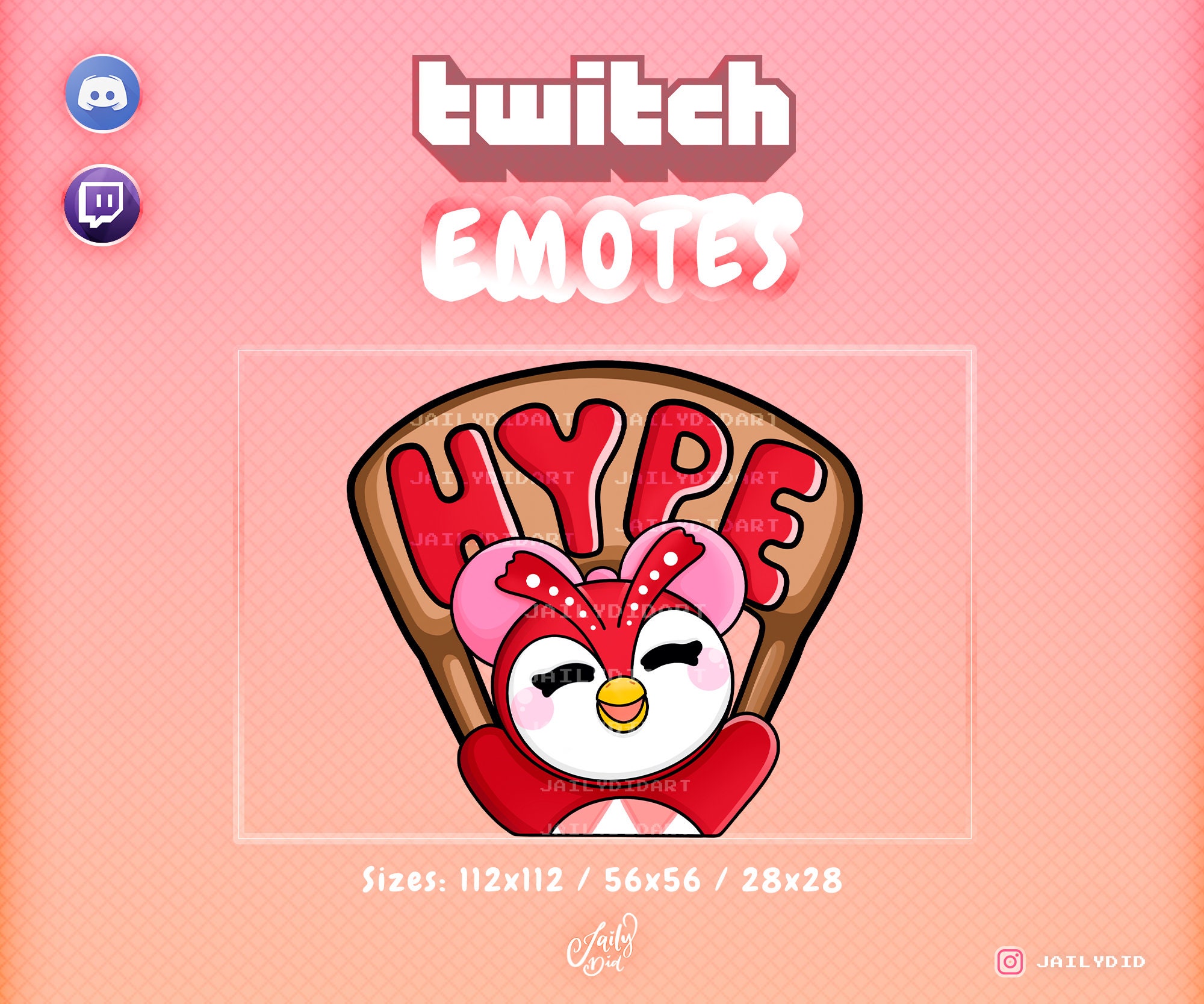 Celeste Emote Hype Animal Crossing / Twitch Emote / Discord | Etsy