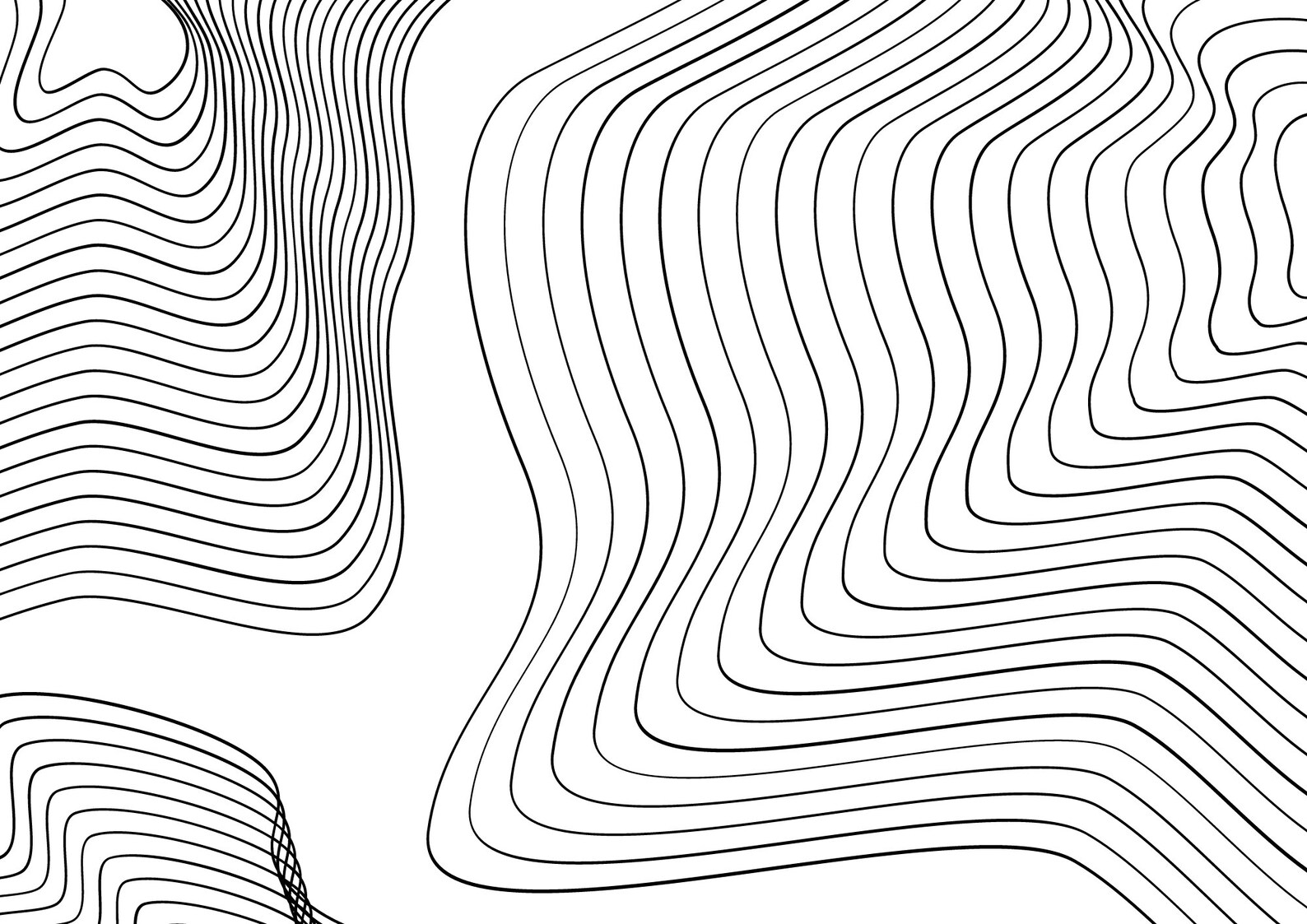 7 Optical Illusion Coloring Pages/instant Download Printable ...