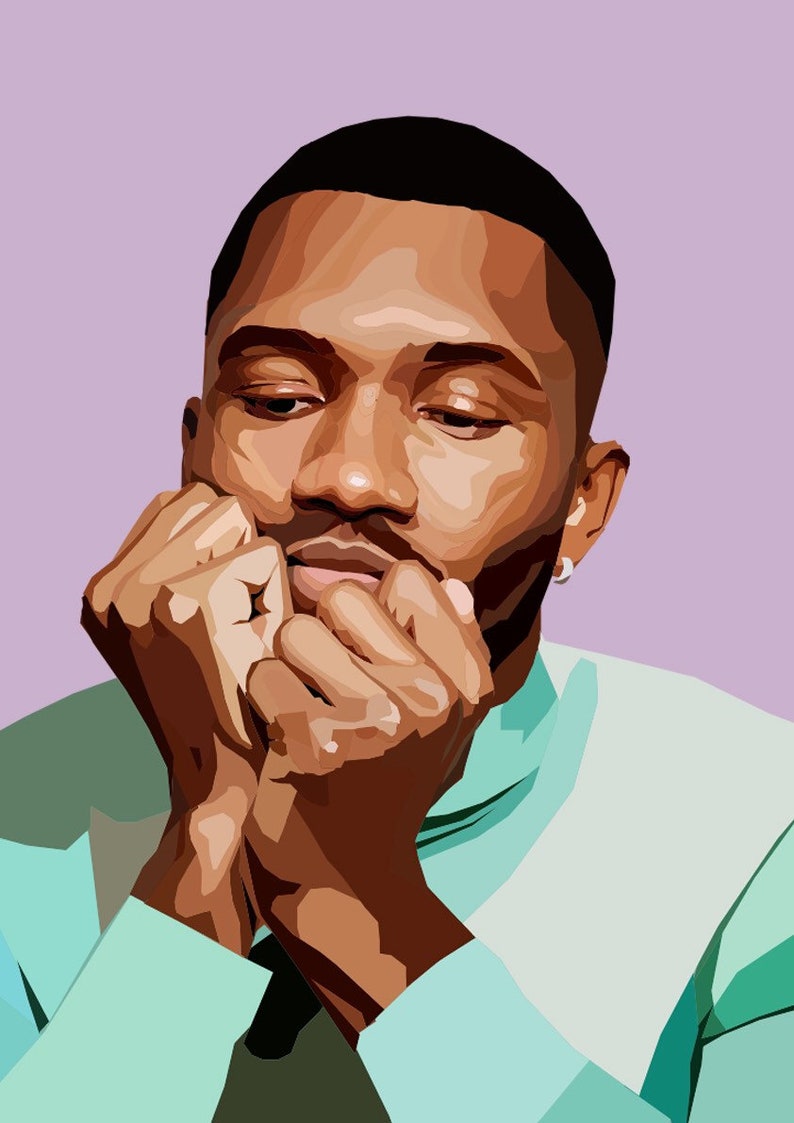 Frank Ocean Digital Artwork Poster - Etsy