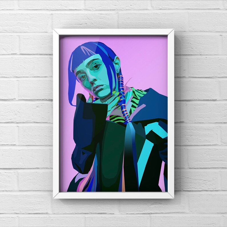 Ashnikko Digital Poster - Etsy