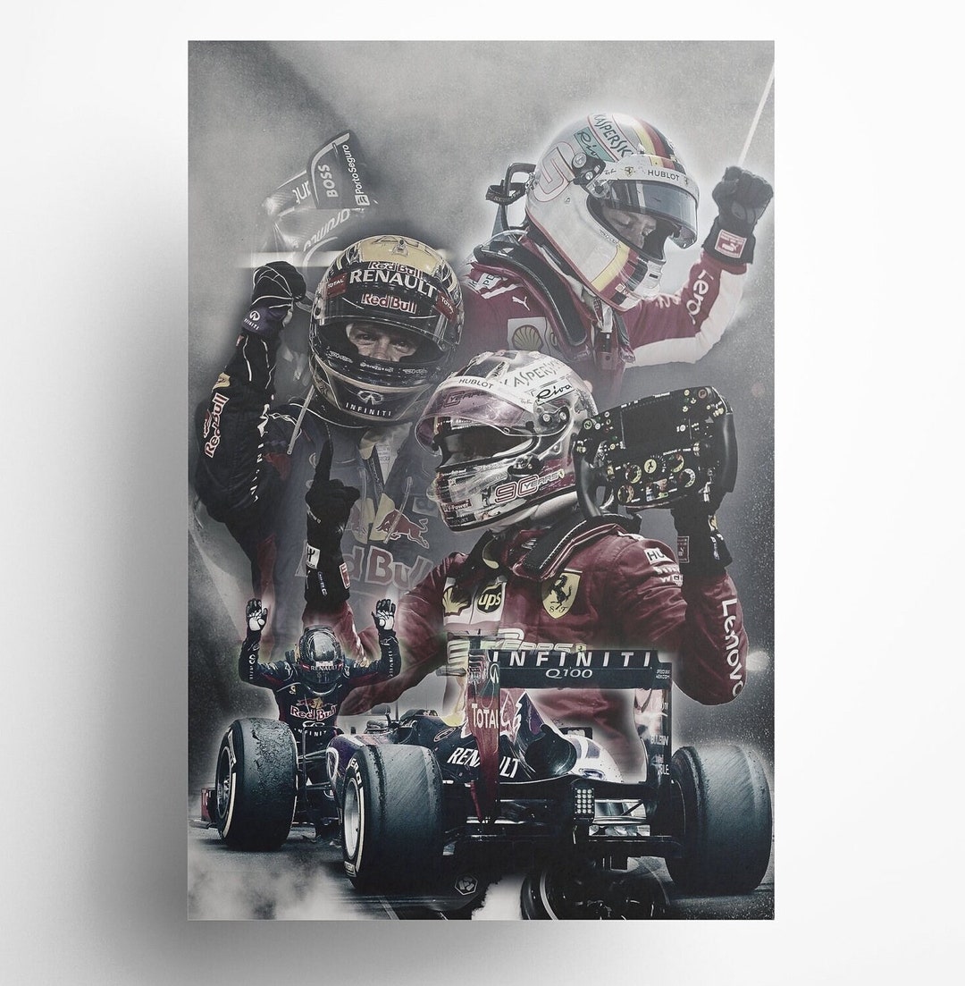 Sebastian Vettel Poster - Etsy