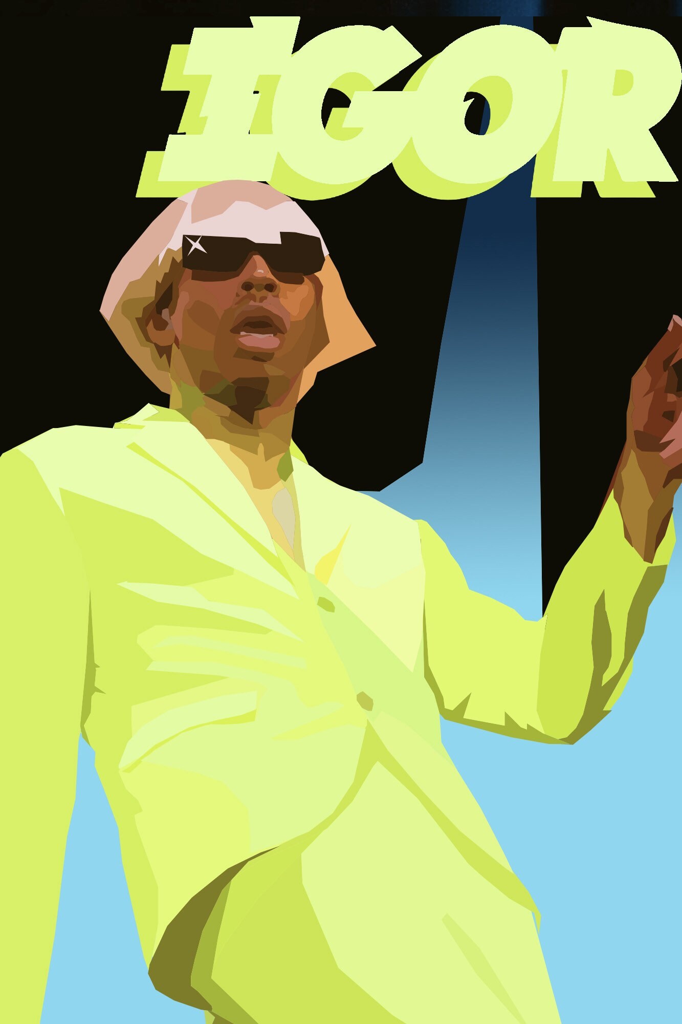 Tyler The Creator IGOR digital art poster | Etsy