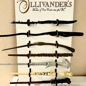 Wand Display Wall Mounted Holds up to 7 Wands Wands NOT Included - Etsy