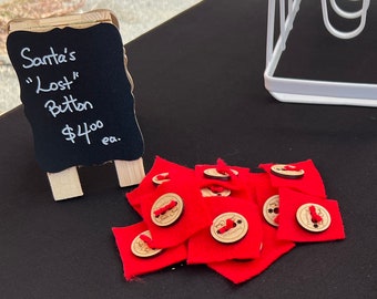 NEW ITEM Limited Quantities Santa's Lost Button - Etsy