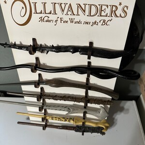 Wand Display Wall Mounted Holds up to 7 Wands Wands NOT Included - Etsy