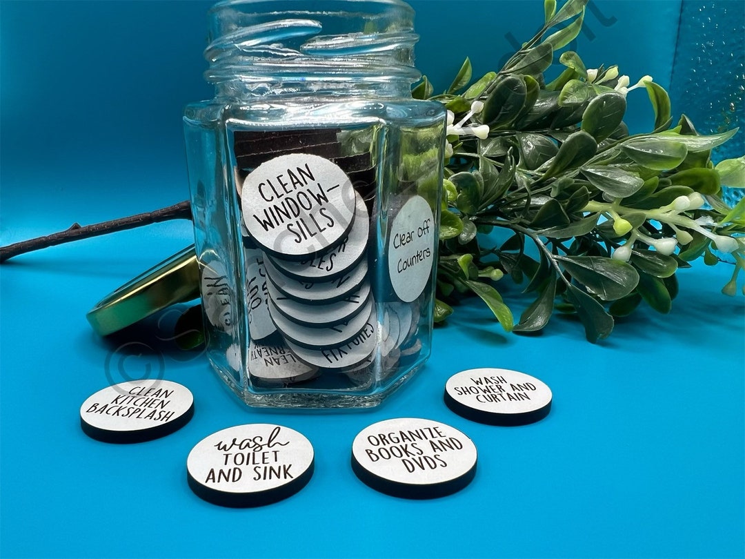 Cleaning Tokens Cleaning Token Jar Chore Jar chore Picker Chore Chooser ...