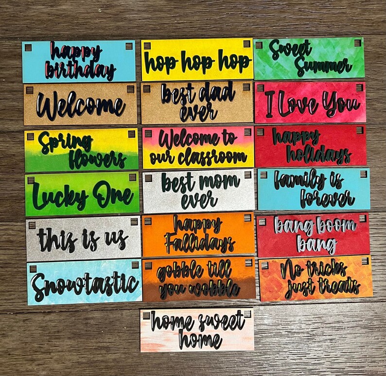 Interchangeable Tag Sign BUNDLE or JUST the Sign - Etsy