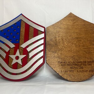 Military Plaque Military Ranking Plaque Rank Promotion Gift Air Force ...