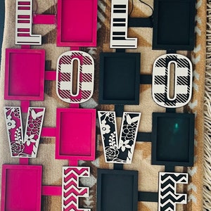 Love Wooden Photo Frame for 2x3 Inch Photos - Etsy