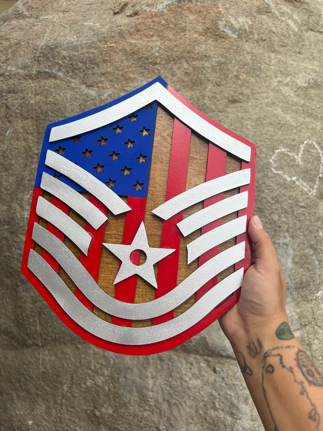 Military Plaque Military Ranking Plaque Rank Promotion Gift Air Force ...