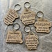 Keychains for Dad Father's Day Keychains Small Gift for Father Daddy ...