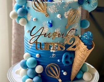 Arabic Cake Topper Personalised Various Sizes, Colours & Fonts - Etsy