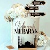 Hijabi Line Art Cake Charm Range of Size & Colour Options - Etsy