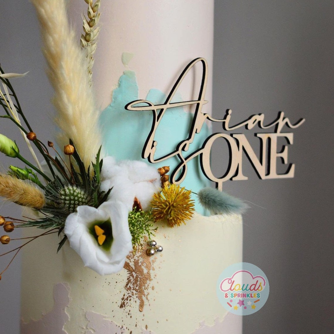 Peter Rabbit Themed Cake Topper and Fences | Personalised | Various ...