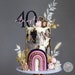 Double Layer Cake Topper | Personalised | Various Sizes, Colours ...