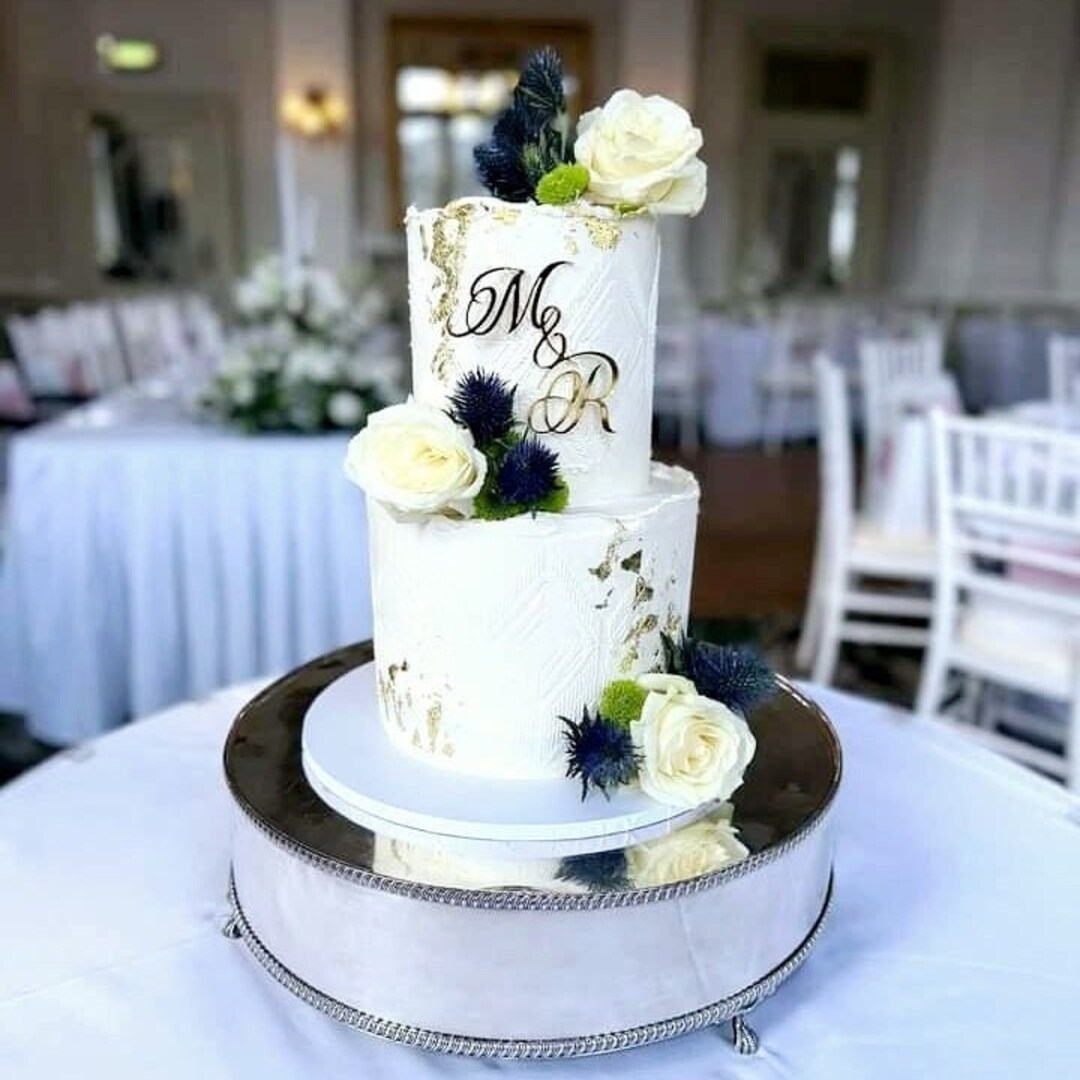 Double Initial Cake Charms | Wedding Initials | Personalised | Various ...