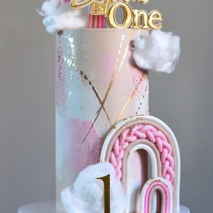 Double Layer Cake Topper | Name is Age | Personalised | Various Sizes ...