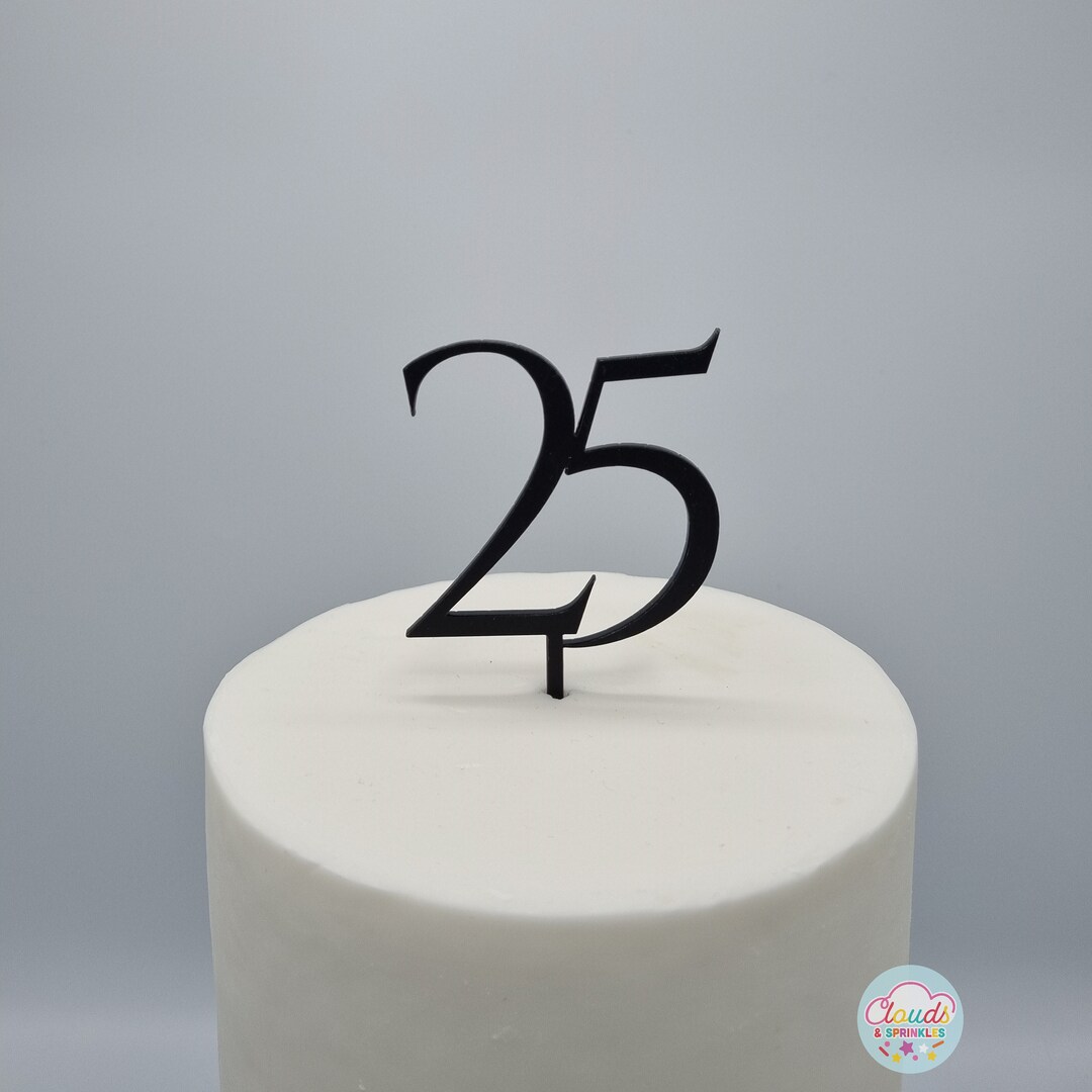 Cake Numbers | Multiple Size, Colour & Font Options - Etsy