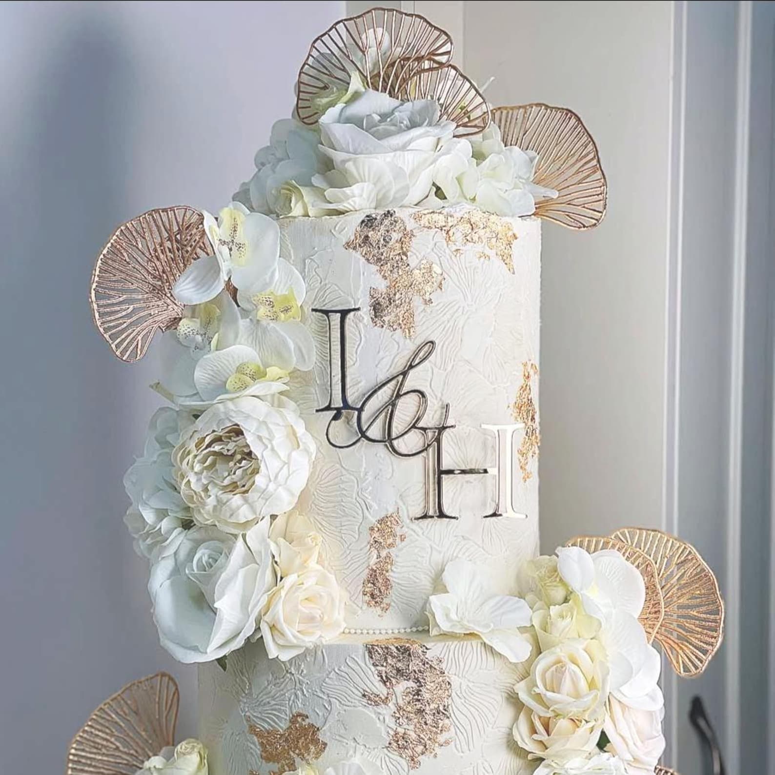 Double Initial Cake Charms | Wedding Initials | Personalised | Various ...