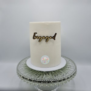 Double Layer Name and Number Cake Charms | Personalised | Various Sizes ...