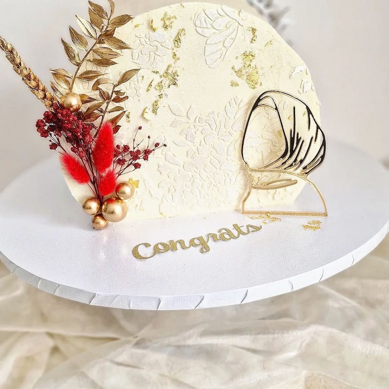 Hijabi Line Art Cake Charm | Range of Size & Colour Options - Etsy