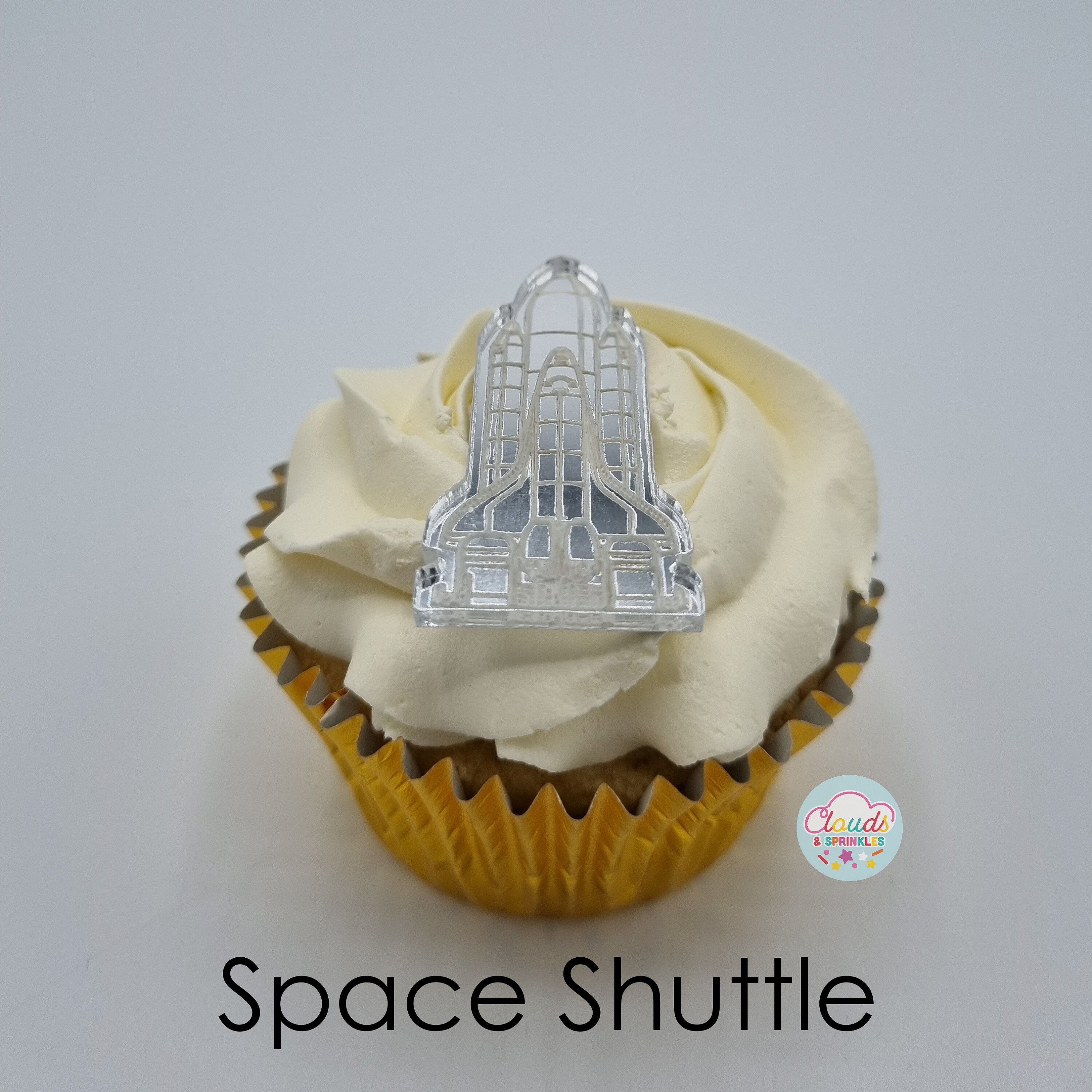 Acrylic Cake Charms Space Shapes Range of Shape Colour & | Etsy