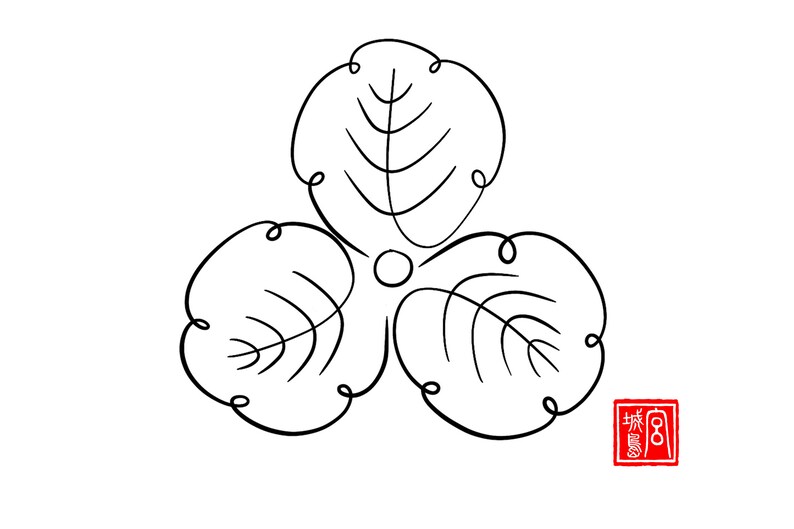 OAK Line Drawing Note Cards With Artist Seal Stamp Includes Matching ...