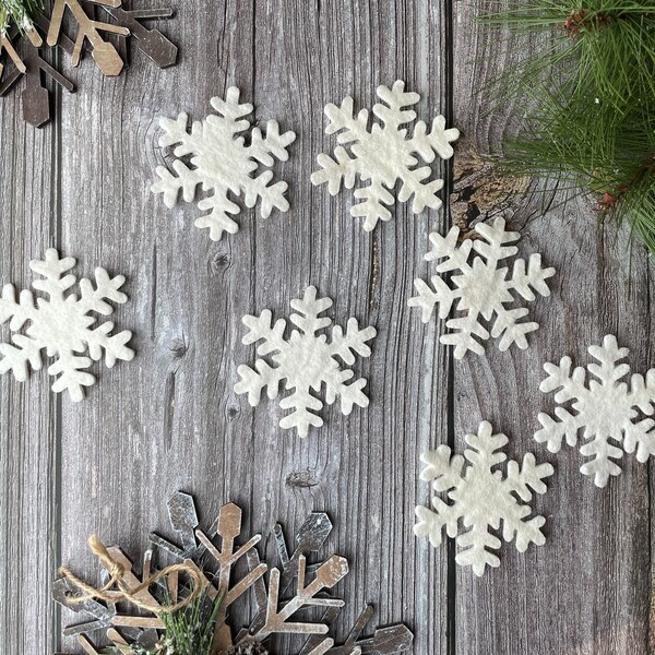 Felt Snowflake - Etsy