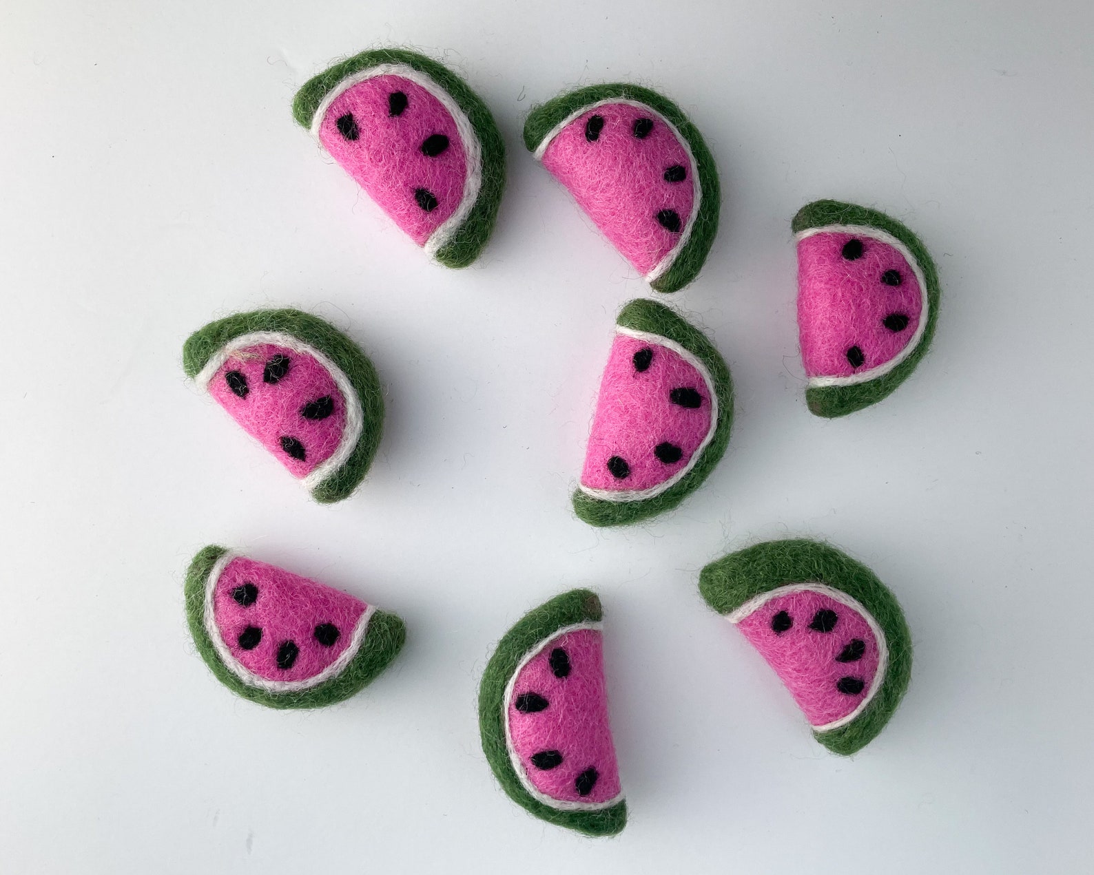 Felt Watermelon. Wool Watermelon. Felted Watermelon. - Etsy