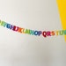 Alphabet Garland. Felt Alphabet. Rainbow ABC Garland. - Etsy
