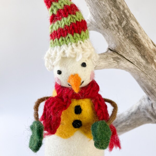 Felt Snowman - Etsy