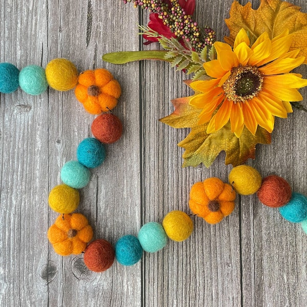 Pumpkin Garland - Etsy
